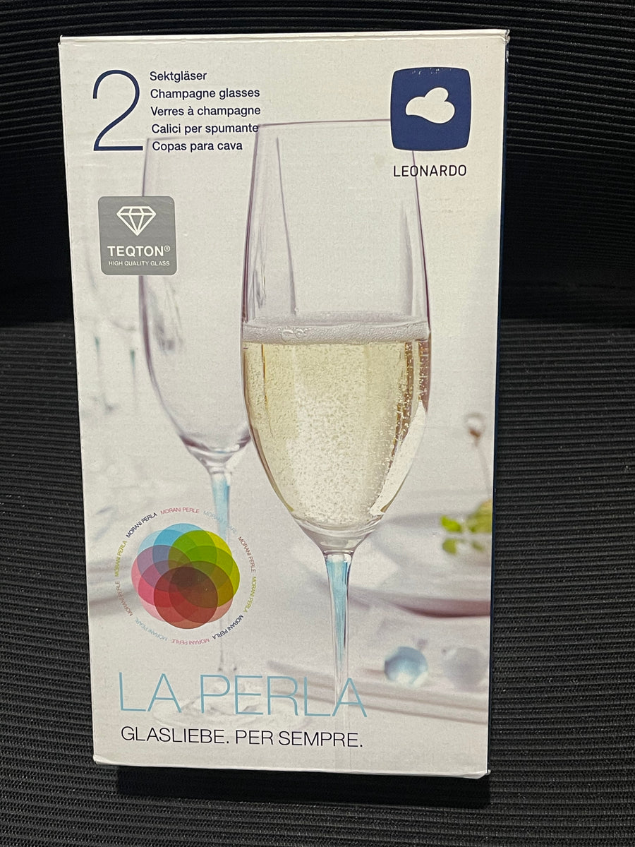 Leonardo La Perla Wedding Toasting Champagne Flutes – NF Designs Laser ...